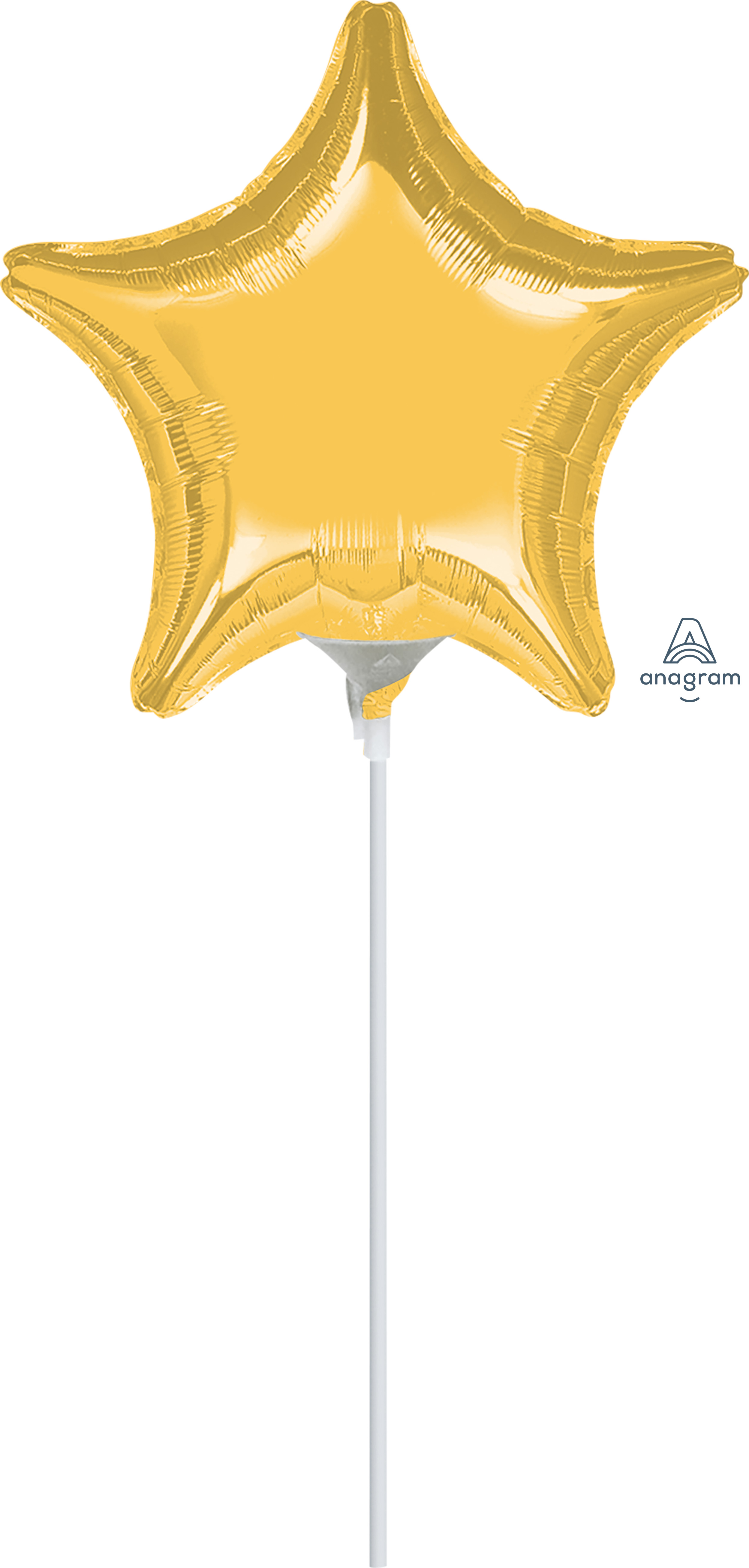 Buy 04" Gold Star balloons for only 0.43 USD by Anagram - Balloons Online