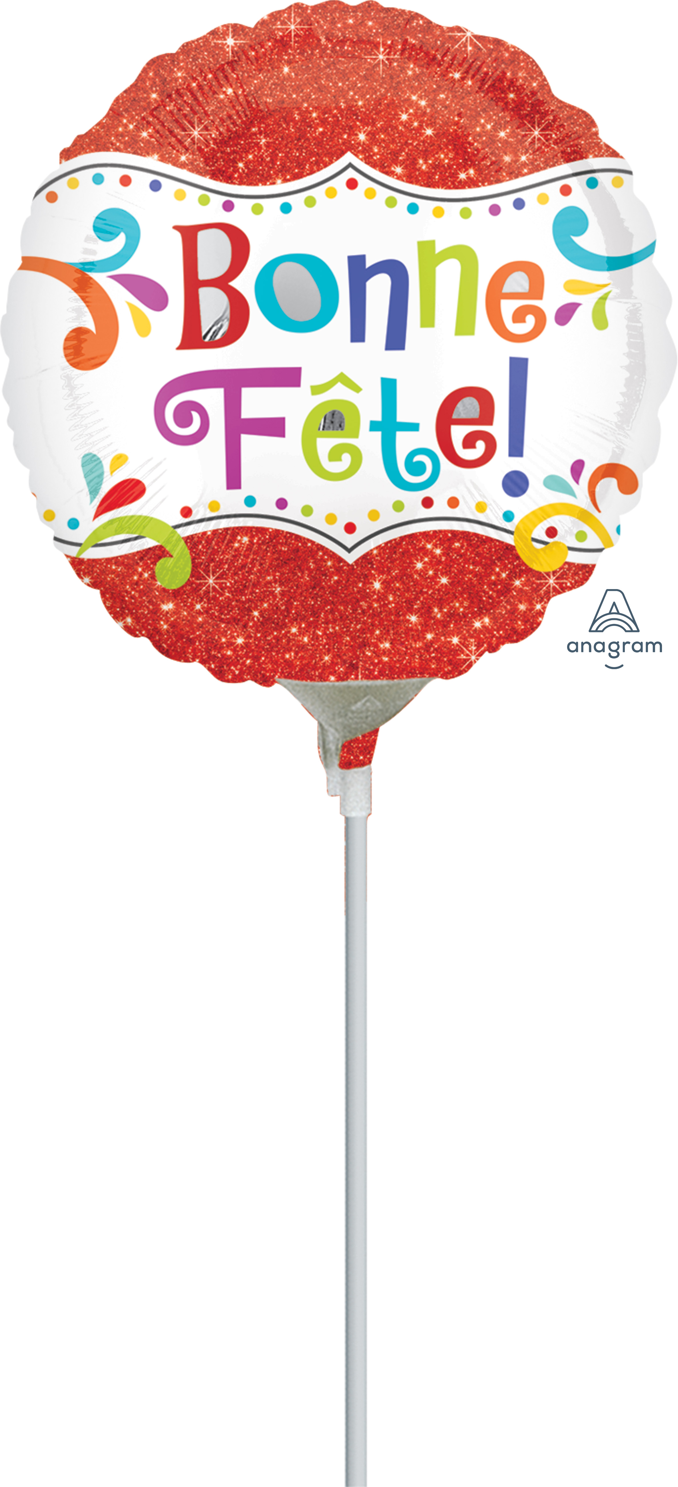 Buy 09" Bonne Fete Sparkle balloons for only 0.48 CAD by Anagram ...
