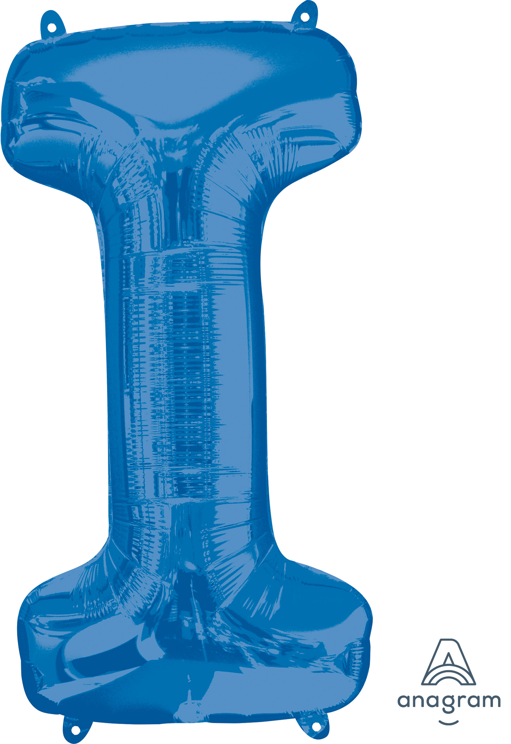 Buy 34" Blue Letter I balloons for only 3.15 USD by Anagram - Balloons ...