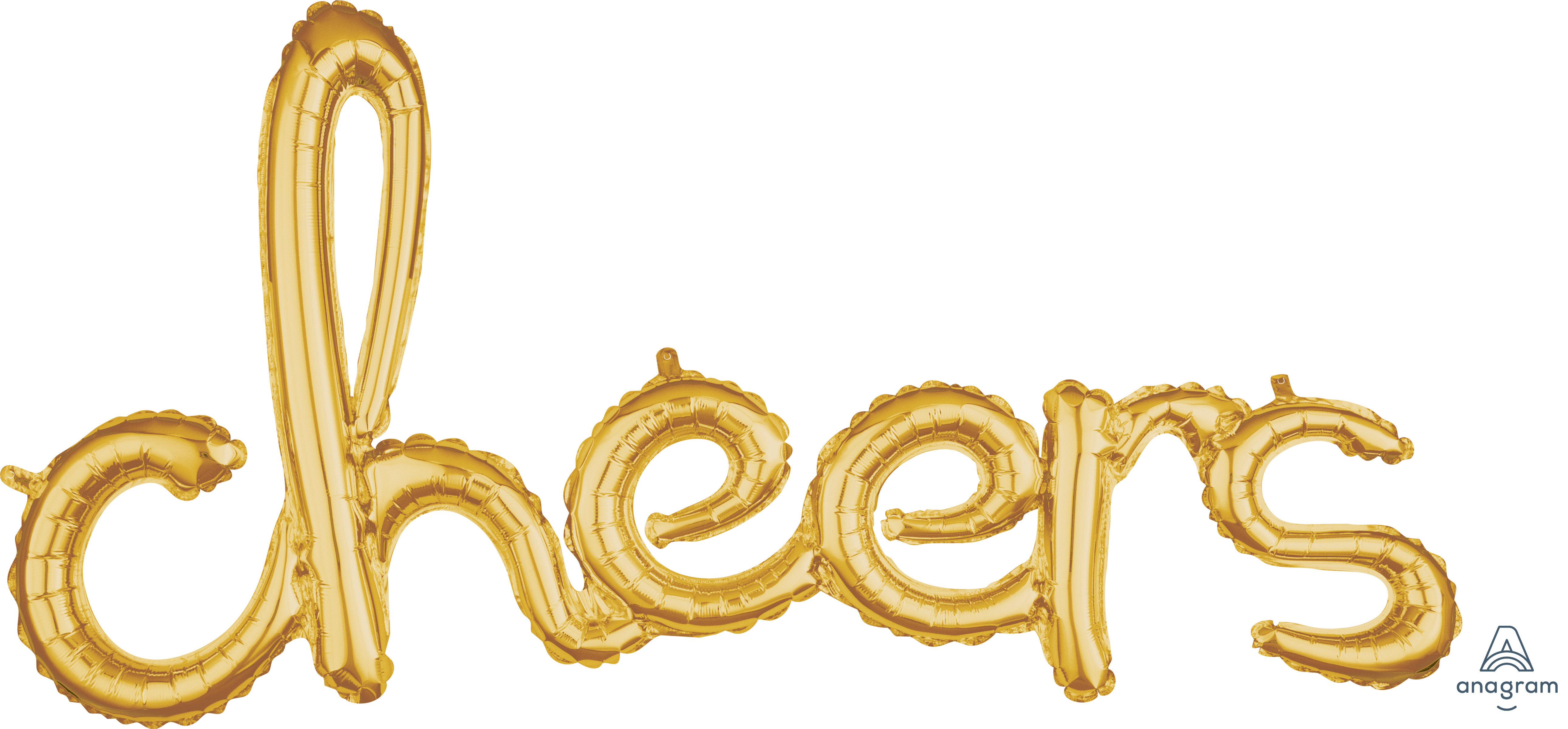 Buy Script Phrase Cheers Gold balloons for only 4.68 CAD by Anagram ...