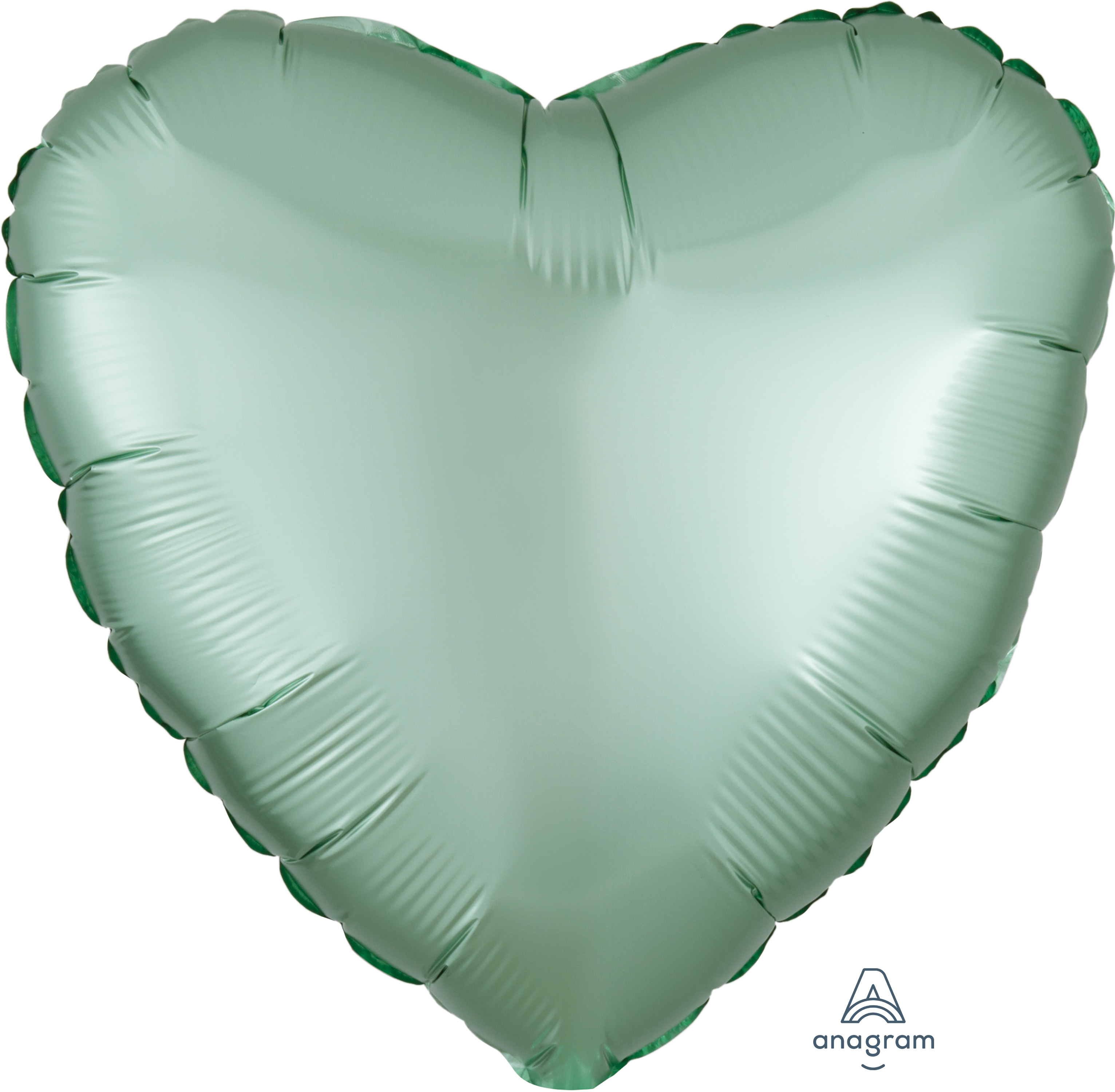 Buy 18" Satin Luxe Mint Green Heart balloons for only 0.7 USD by ...