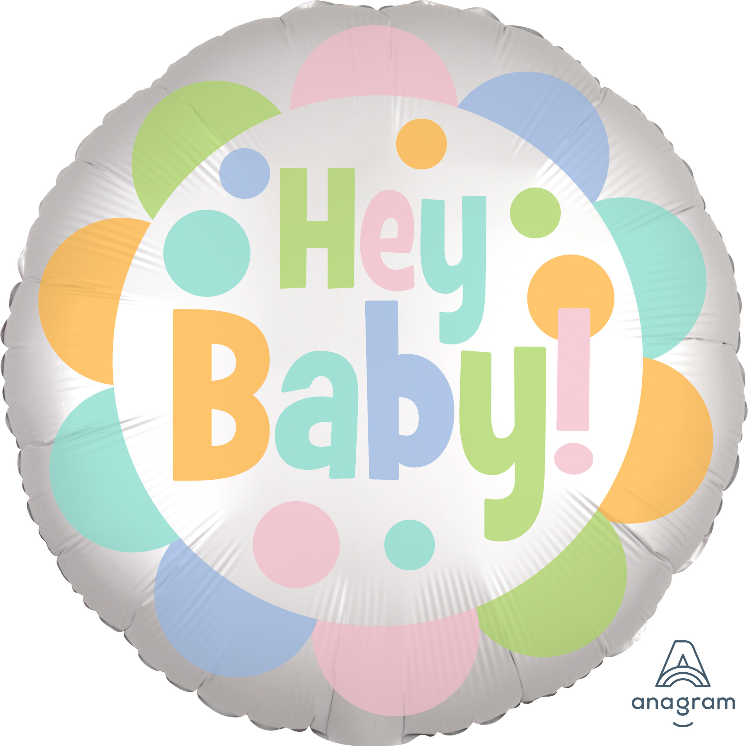 Buy 18" Satin Hey Baby balloons for only 1.36 USD by Anagram - Balloons ...
