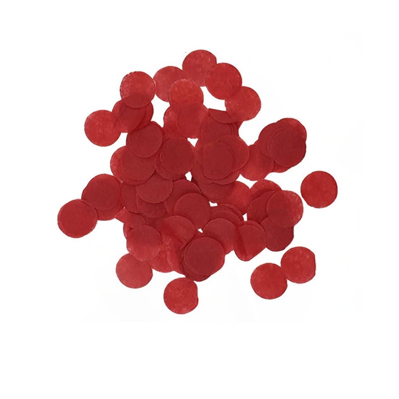 Buy 1cm Tissue Confetti Dots Red (15g) balloons for only 0.72 USD by ...