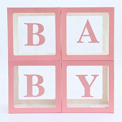 Buy 12" Baby Balloon Box Pink (4pcs) for only 10.26 USD by Borosino ...
