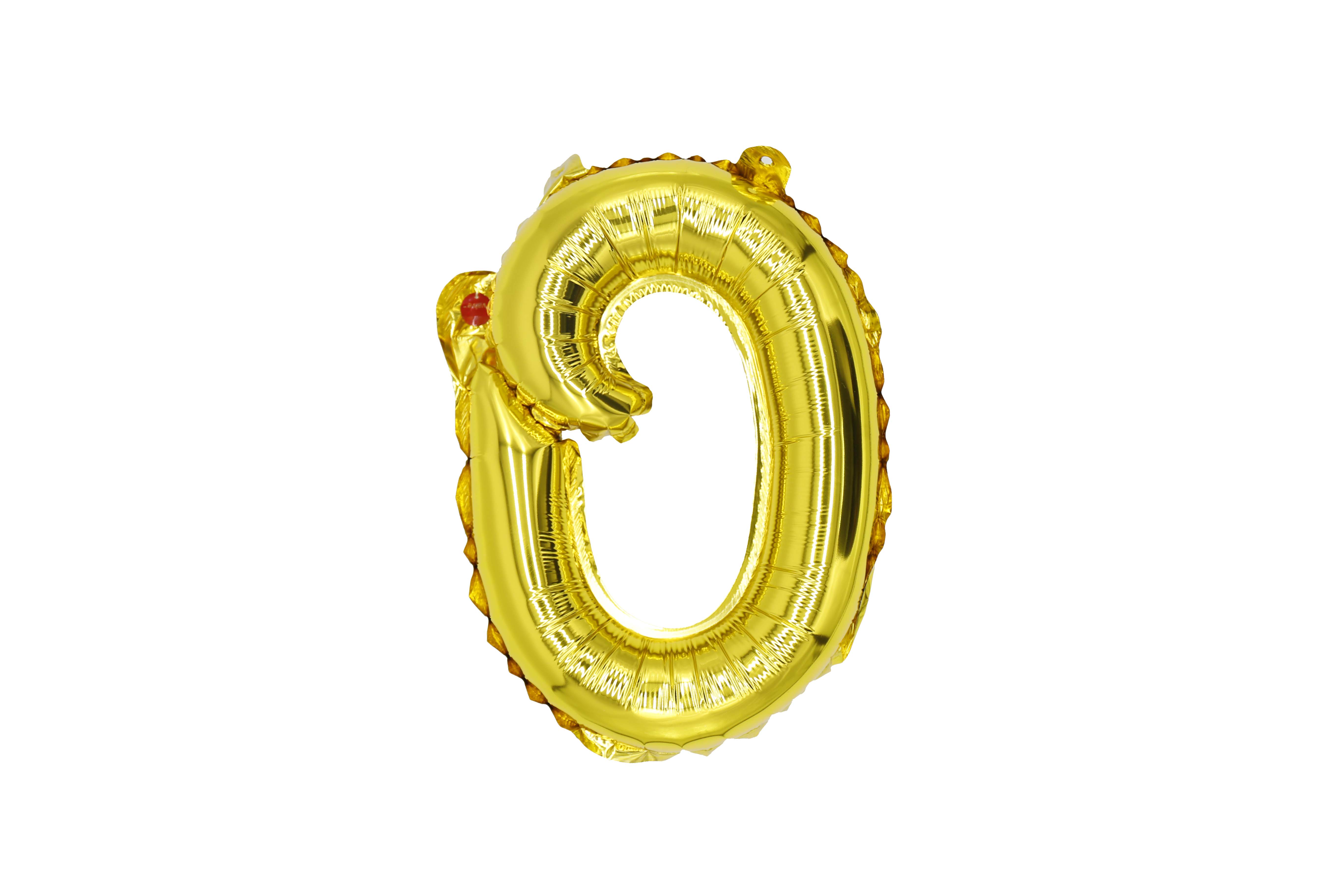 Buy 16" Gold Script Letter O balloons for only 1.5 CAD by Airise ...