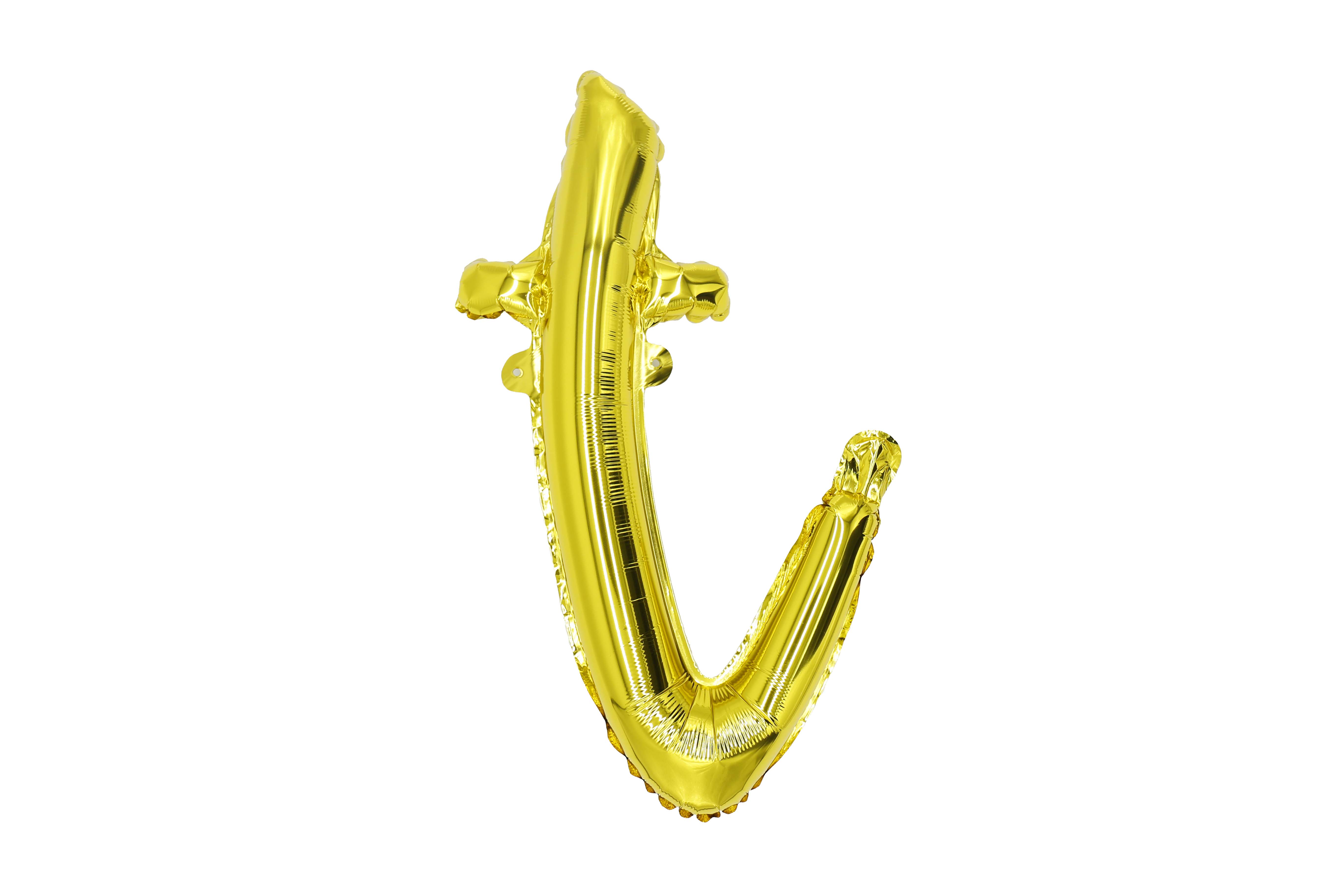 Buy 16" Gold Script Letter T balloons for only 1.16 USD by Airise ...