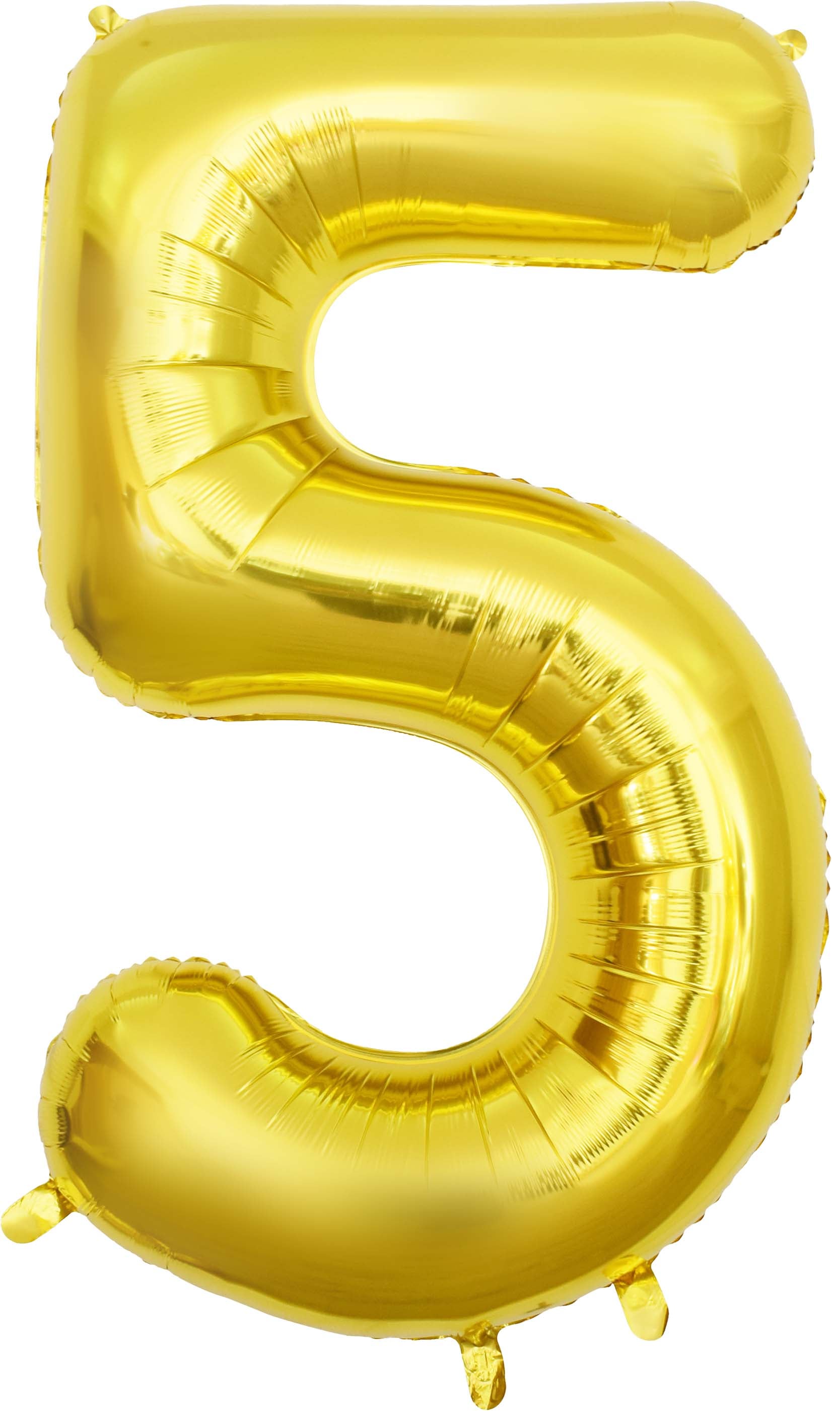 Buy 70" Gold Number 5 balloons for only 6.48 USD by Airise - Balloons ...